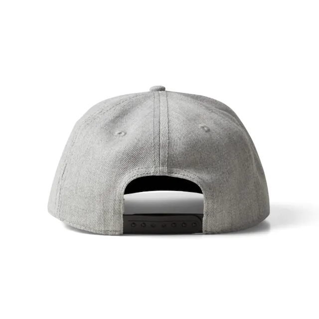 Front View Snapback Cap Back Mockup